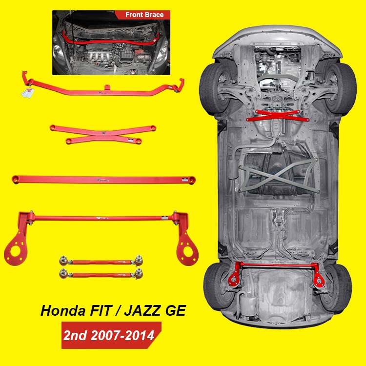 Turning Balance Anti Roll Bar for Honda Jazz Fit GE Front Top Brace Bar ...