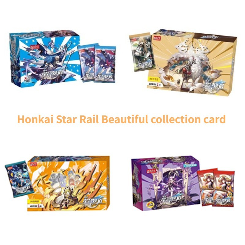 Honkai Star Rail Genshin Mobile Game Multiple Box Collection Card Cards ...