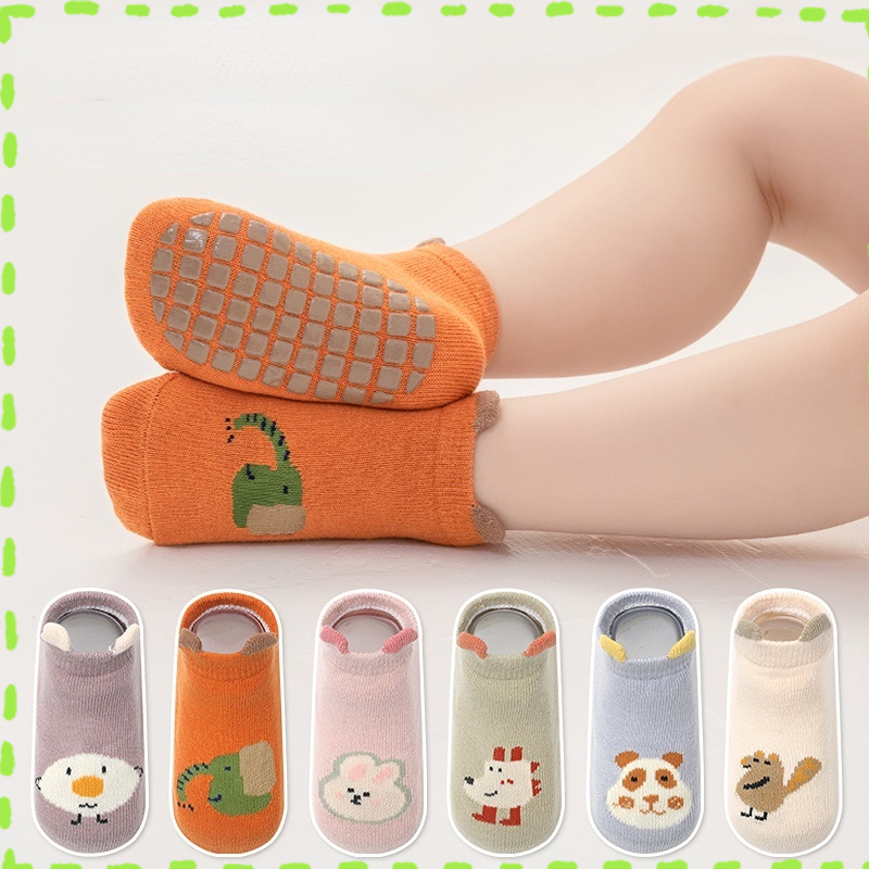 Cotton Spring and Autumn Baby Socks Cartoon Baby Socks Non-slip Floor ...