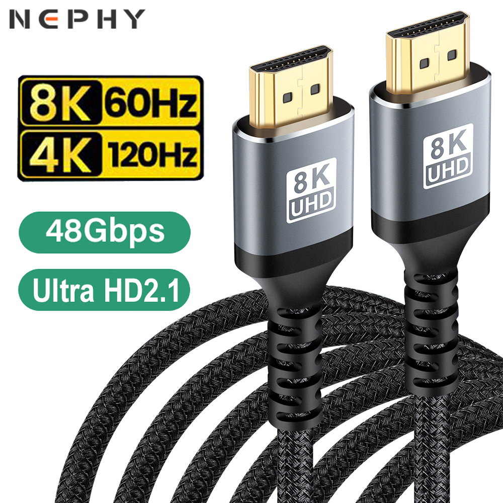 Ultra High Speed HDMI Cable For TV Laptop PC PS4 PS5 Nintendo Switch 8K ...