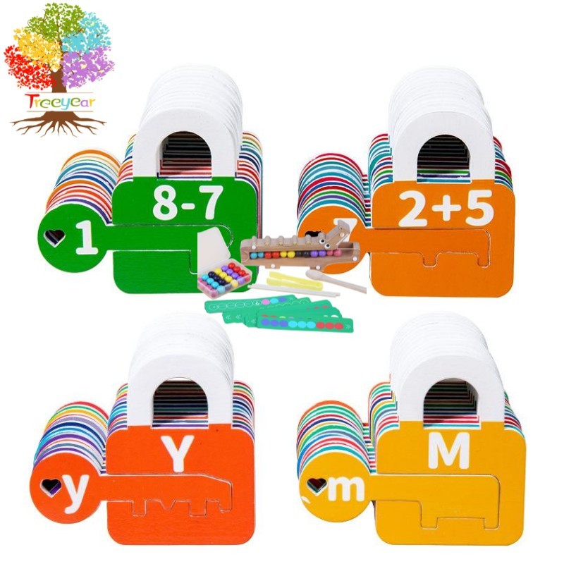 Learning Number Toy| Key Montessori Toys| Key Number Matching Keys ...