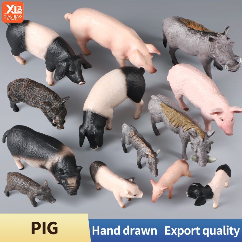 Poultry Farm Animals Model Simulation Pig Swine Sow Porcupine Boar ...