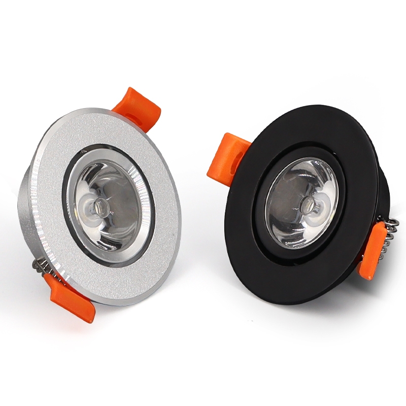 Aluminum Round LED Dimmable Ceiling Downlight 3W AC85-265V Recessed LED ...