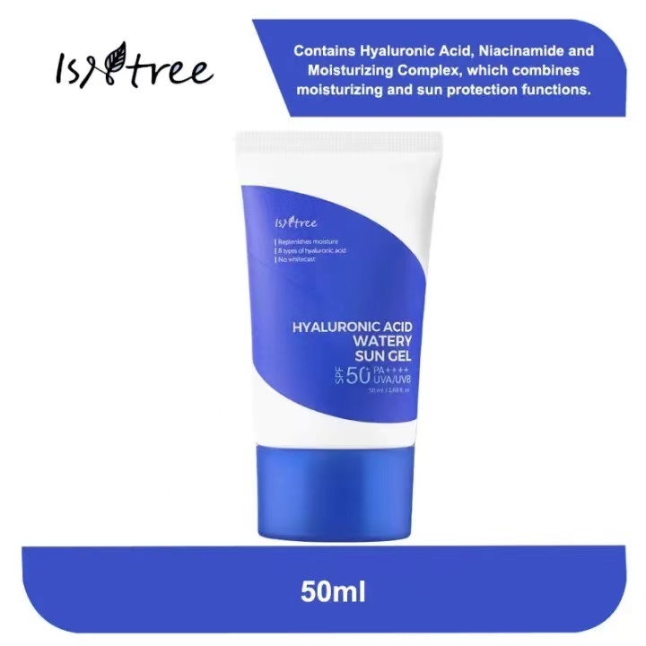 Isntree Hyaluronic Acid Watery Sun Gel Natural Sun Cream Physical ...