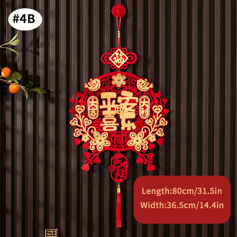 2025 CNY "FU" Hanging Ornaments 3D Pendant Spring Festival New Year ...