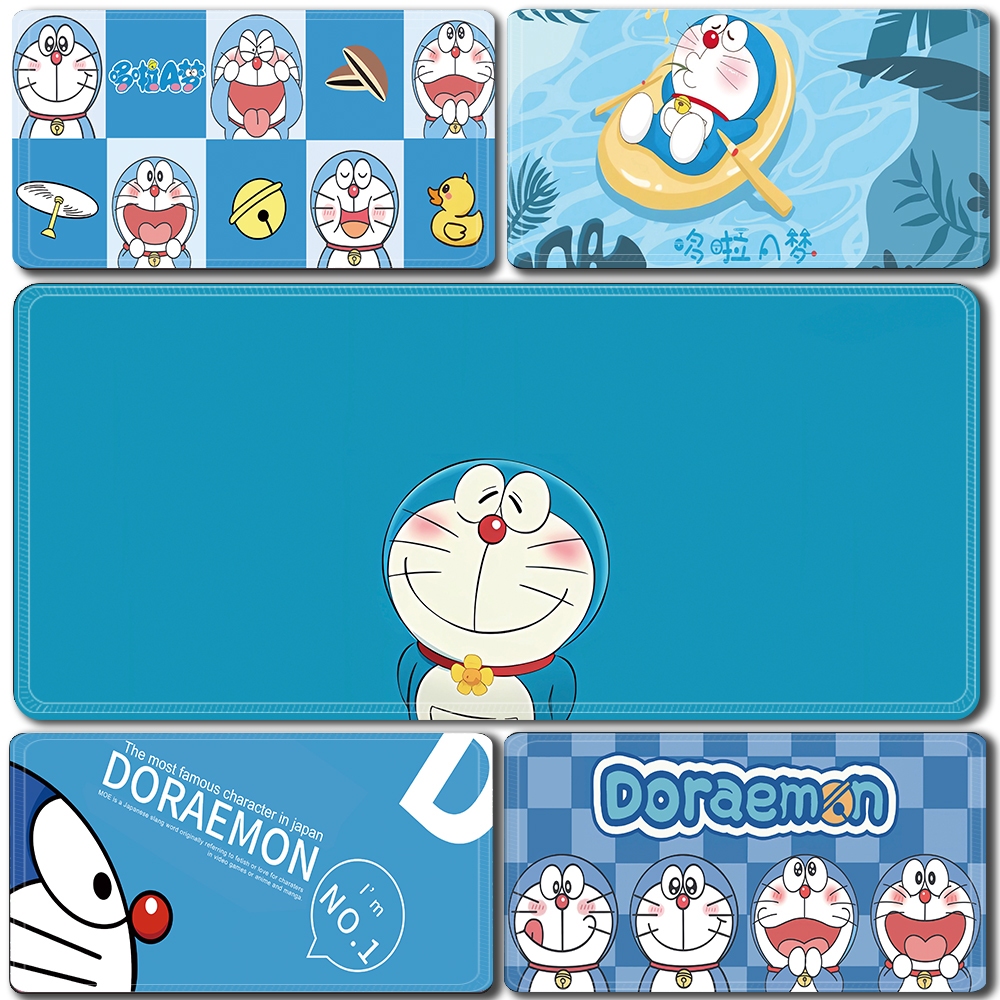 Blue Cute Cartoon Doraemon Office Mice Gamer Soft Mouse Pad Cute Kawaii ...
