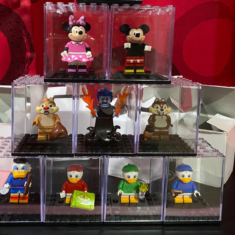 Building Block Minifigure Display Cabinet Box Building Blocks ...