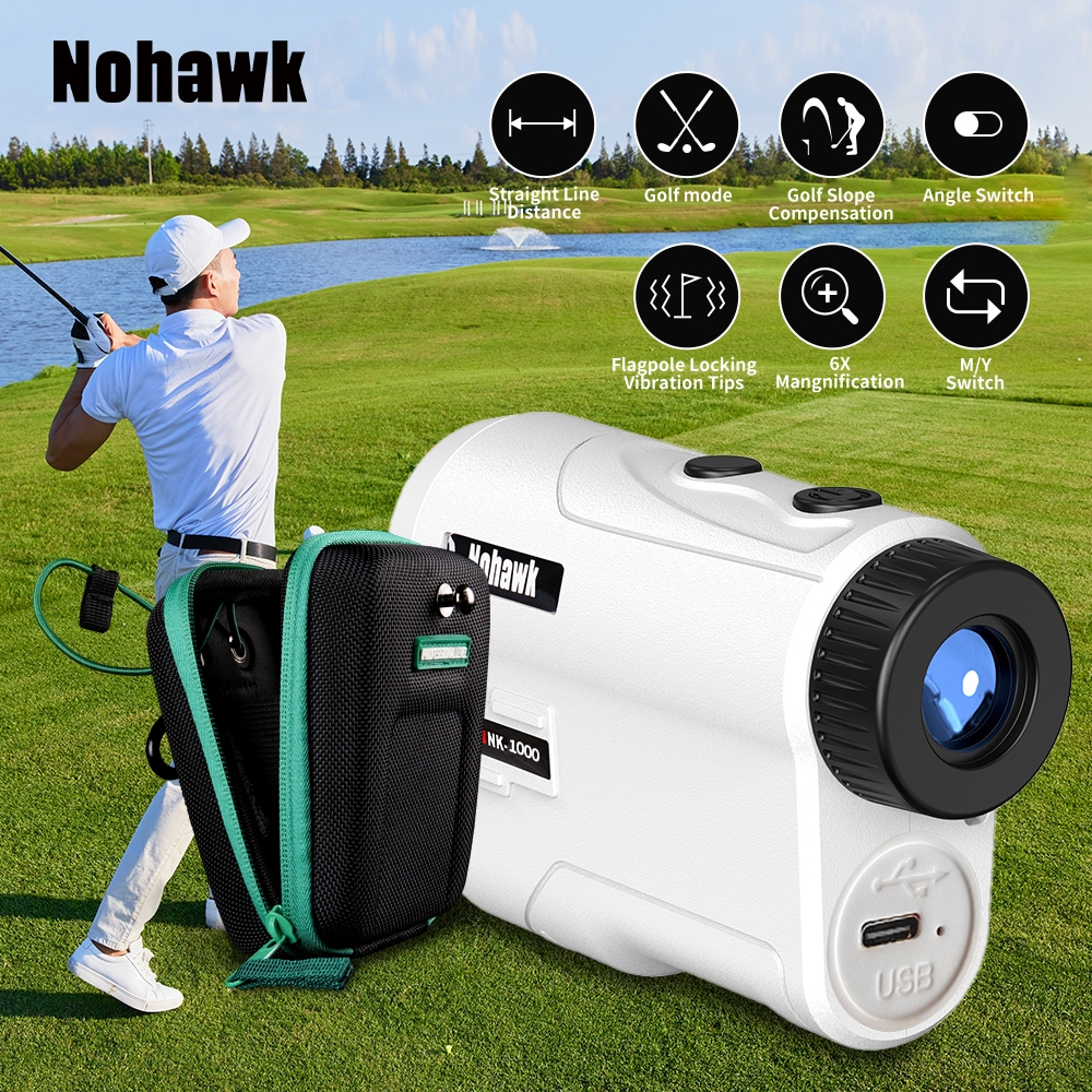 Laser Rangefinder Golf Rangefinder Flag Locking Vibration Slope Compensation and Switch for ...