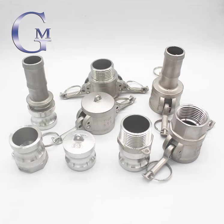 DN25 1"304 Stainless Steel Hose Quick Camlock Couplings Adapter Hose Fitting Stainless Steel ...