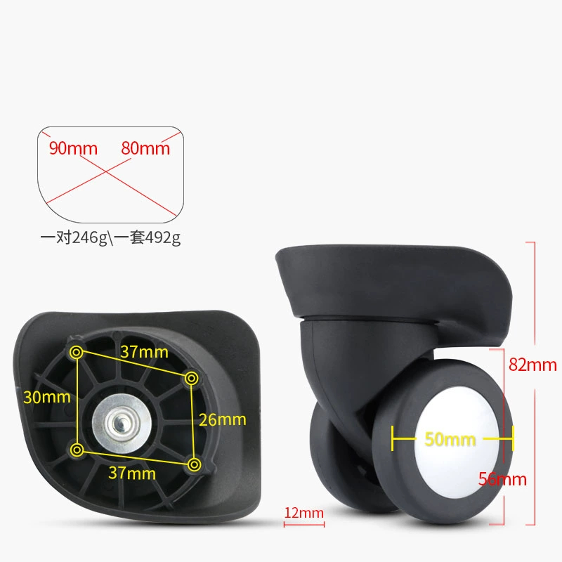 2PCS FOR DELSEY Luggage Wheels Xingyu 056 Original Universal Wheel ...