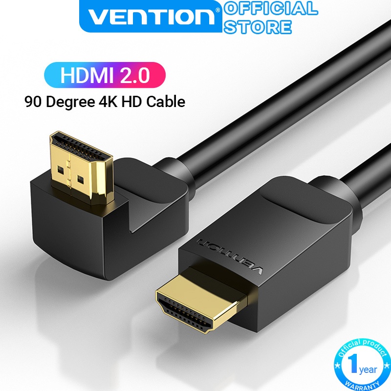 Vention HDMI Cable 4K 60HZ 90 270 Degree Elbow Angle HDMI2.0 Cable ...
