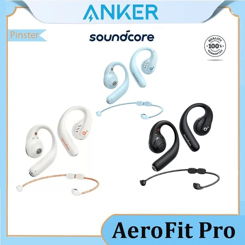 Soundcore by Anker, AeroFit /AeroFit Pro Open-Ear Headphones,Snug Fit ...