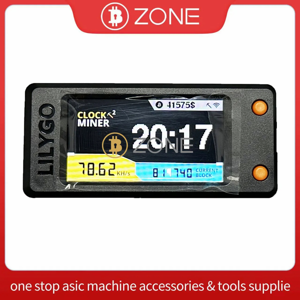 ⭐New Bitcoin Nerd Miner v2.0 T-Display-S3 BTC Crypto Solo Lottery ...