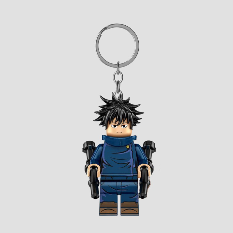 Keychain LEGO Minifigure Gojo Satoru Nanami Kento Yuji Itadori Okkotsu ...