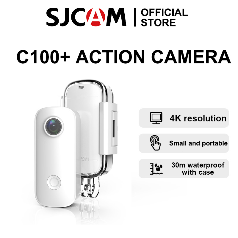 SJCAM C100+ Plus Action Camera 4K/30FPS WiFi Camera Live Portrait Mode ...