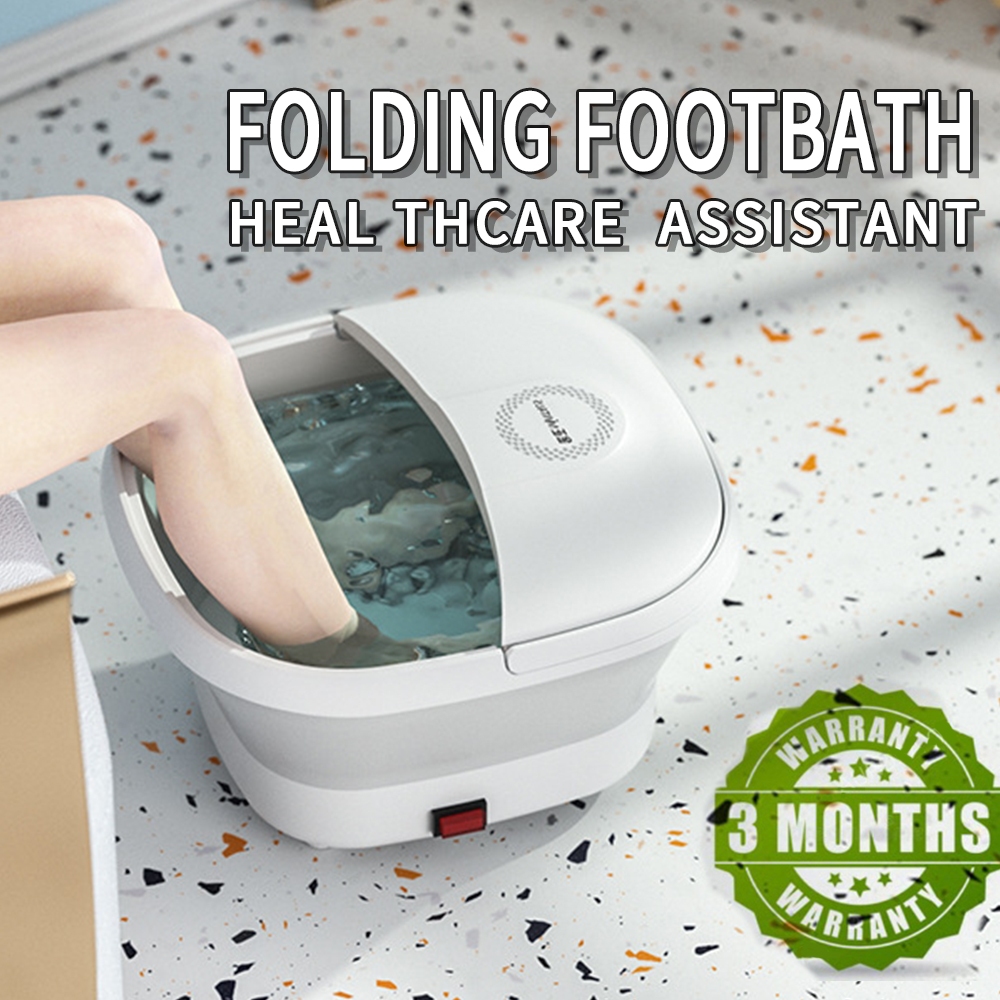 【Ready stock】EN PLUG Thermostatic Footbath Foot Bath bucket Spa Folding ...