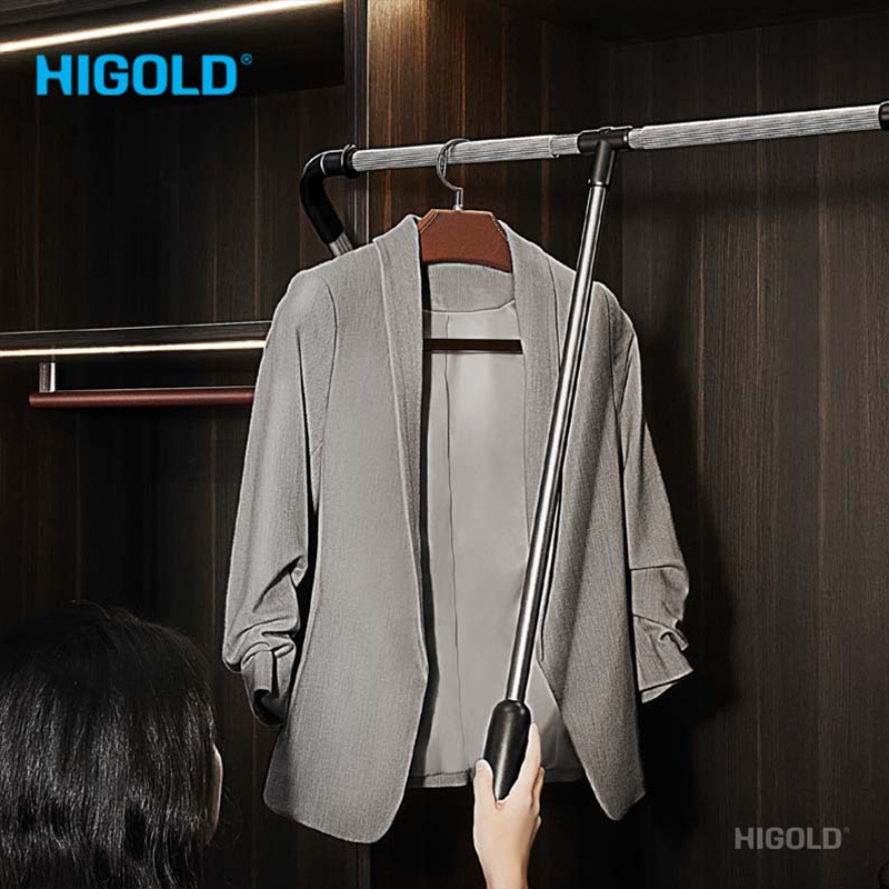 HIGOLD Shearer Series Lifting Clothing Rack Pull Down Clothes Rod ...