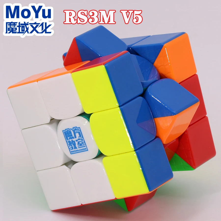 MoYu RS3M V5 MagLev Ball-Core UV Robot 3x3x3 Magnetic Cube Professional ...