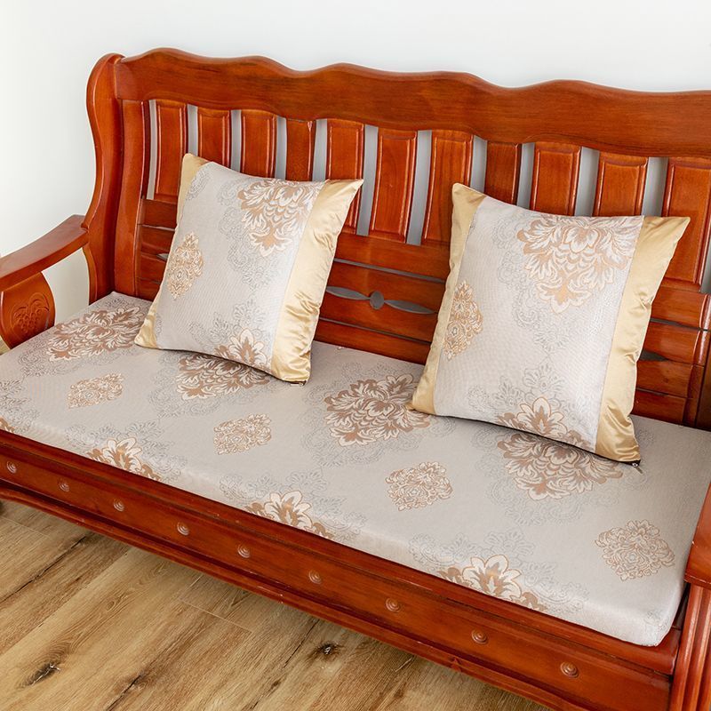 Wooden Sofa Cushion Solid Wood Sofa Cushion Ice Rattan Fabric Sofa ...
