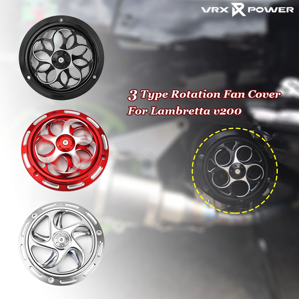 Flywheel Fan Cover For Lambretta V200 SP Motorcycle CNC Rotation Engine ...