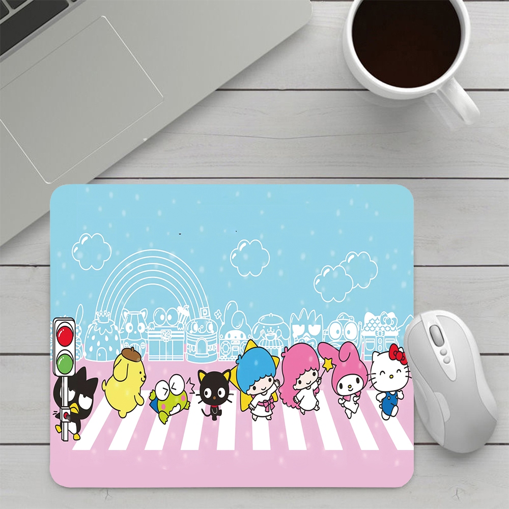 Kawaii Hello Kitty Mouse Pad Anime Gaming Accessories Cartoon Gamer ...
