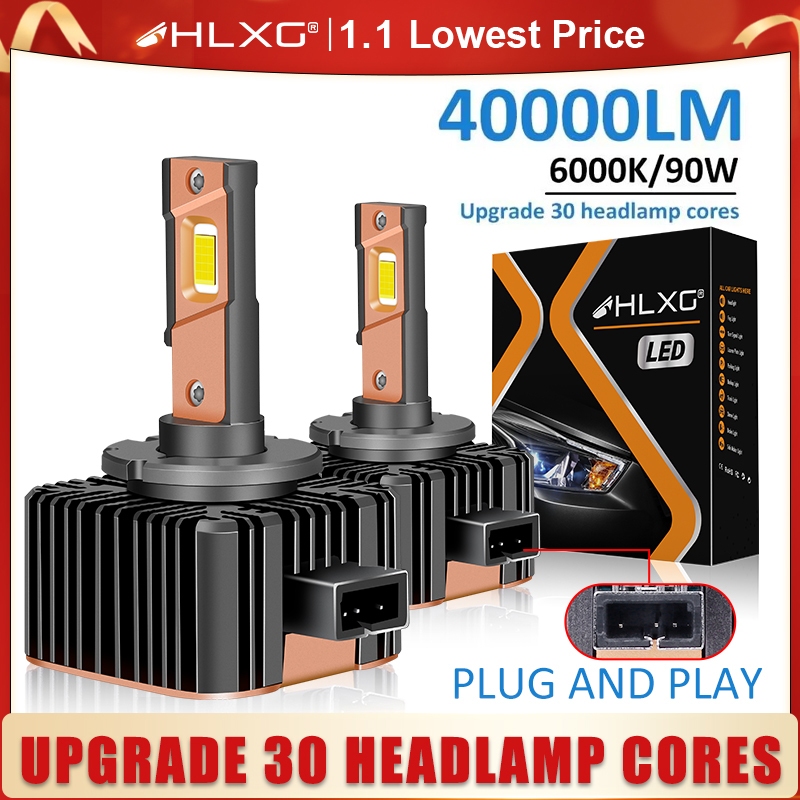 【super Bright】hlxg Canbus D3s Led Headlights D1s D2s D4s D5s D8s D1r