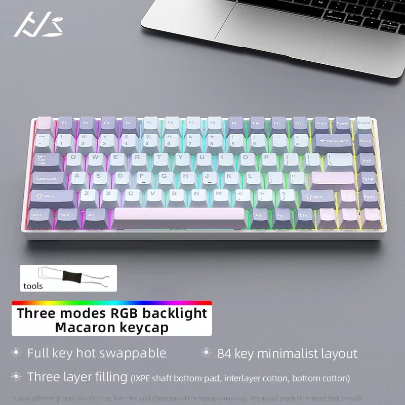 2024 NEW ! Lychee YG84 84-key Mechanical Keyboard prebuilt keyboard Hot ...