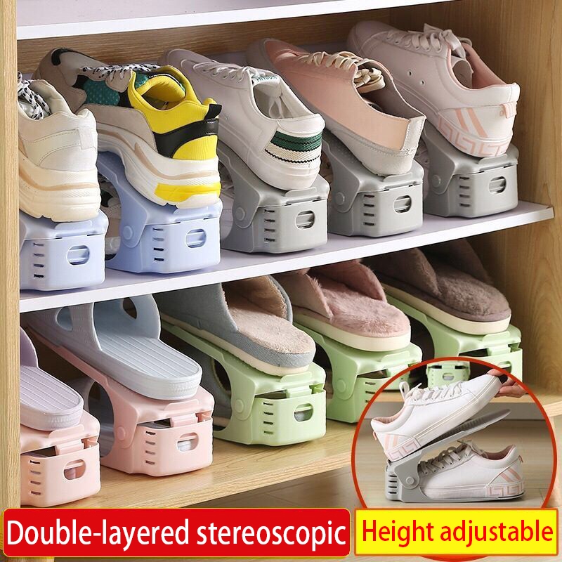 【Ready stock】Adjustable Upgraded Shoe Organizer | Shoe Rack | Shoe ...
