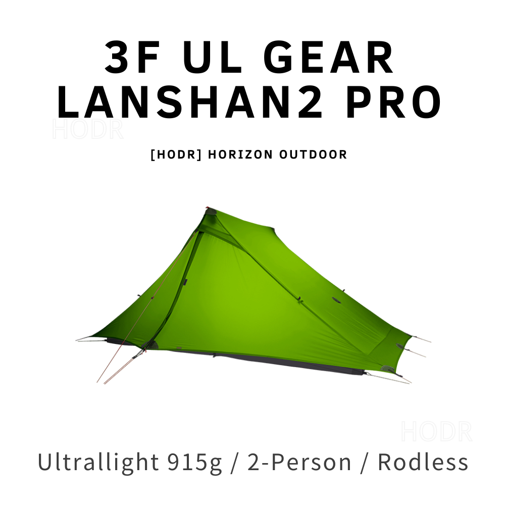 [HODR] 3F UL GEAR LanShan 2 pro Tipi Tent 2 Person Outdoor Ultralight 915g Camping Tent 3/4 ...