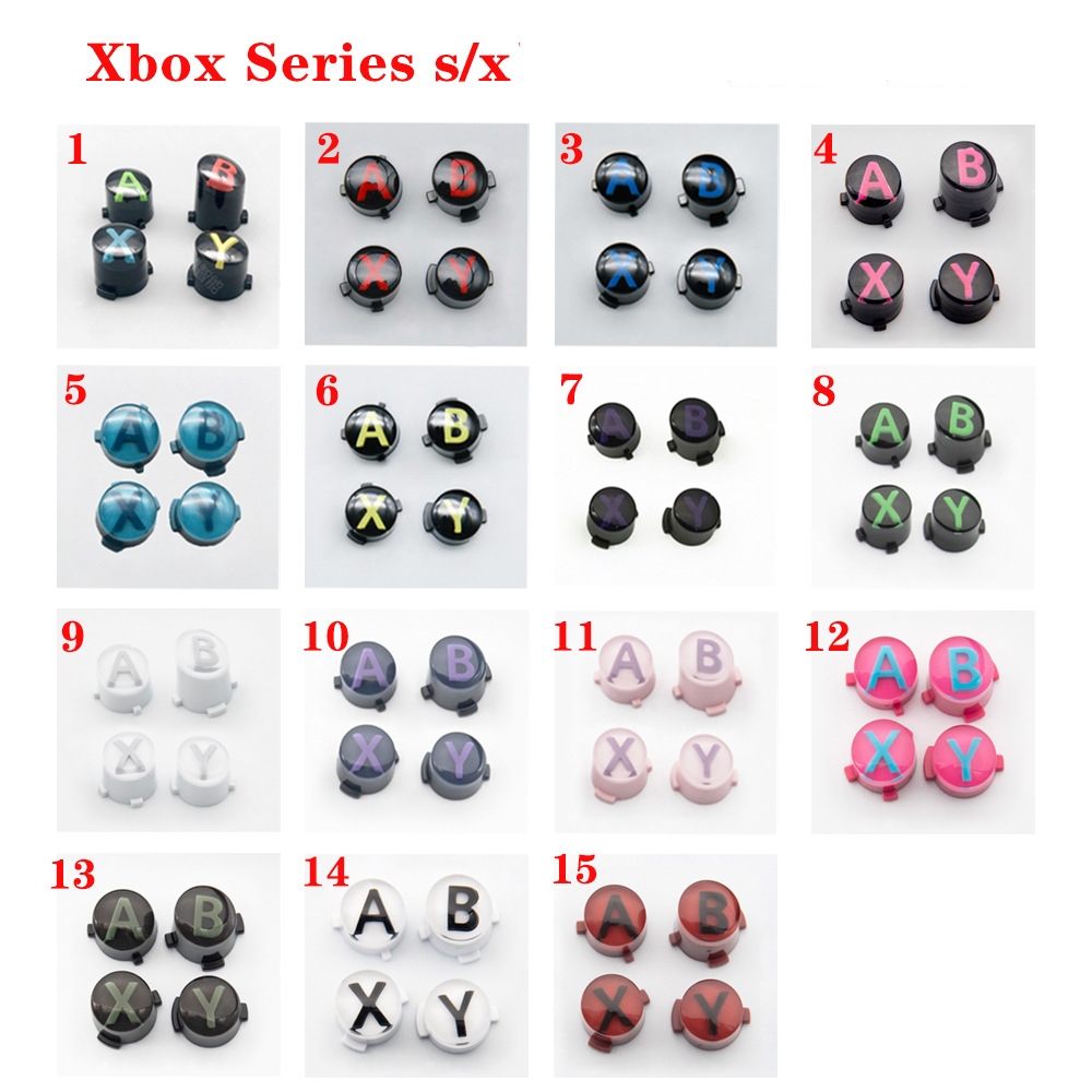 Replacement ABXY Buttons for Xbox Series X S Controller Start Back Sync Button Menu Share Button ...