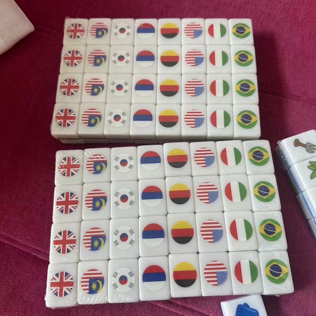 Cross-Border National Flag Animal Mahjong National Flag Mahjong Animal ...