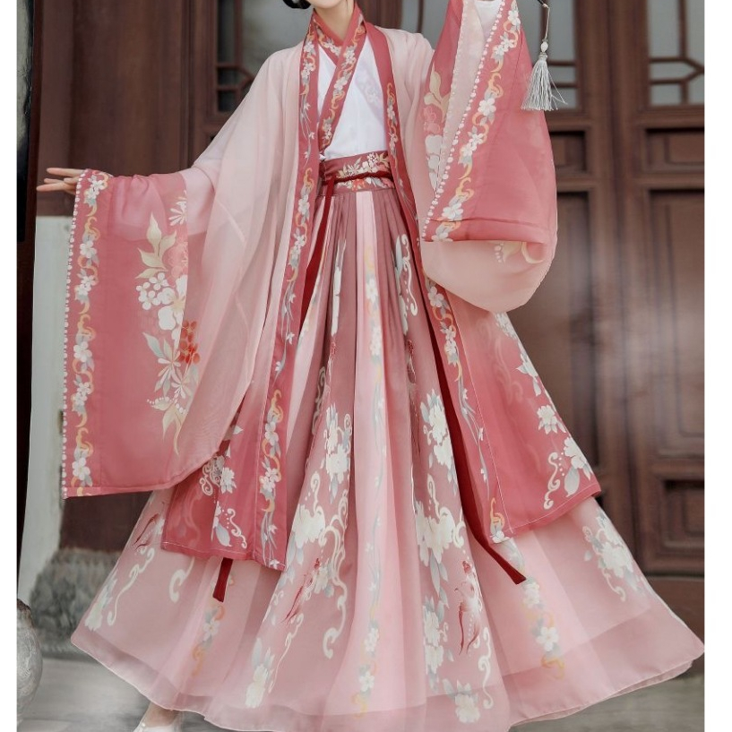 New Original Hanfu Traditional Clothing Dkht | Shopee Singapore