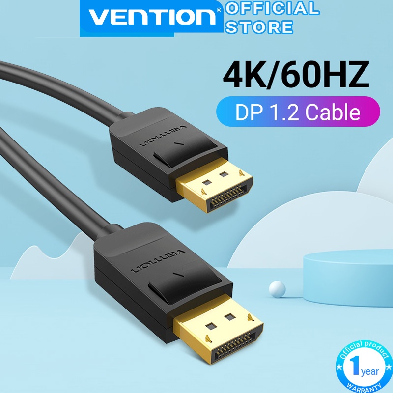 Vention Displayport Cable 4K 60Hz DP to DP Cable DP1.2 Computer TV HDTV ...