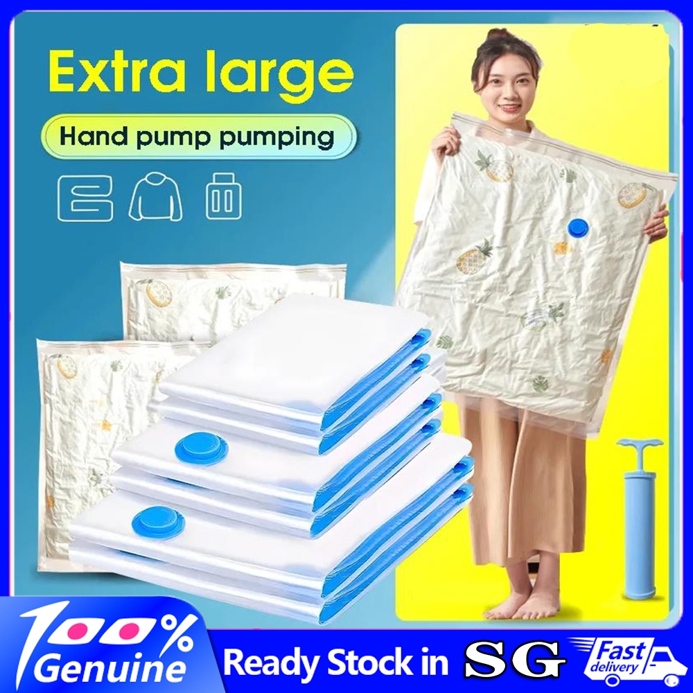 【SG STOCK】Vacuum Storage Bag Hand Luggage Organizer Compression Bags ...
