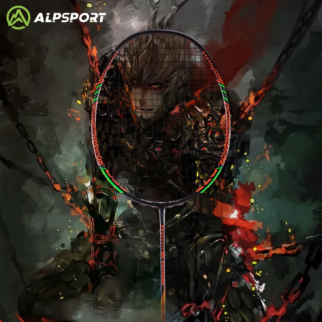 ALP SR Dual Face 9U 58g Ultralight 100% Carbon Fiber Max 35Lbs Strung ...