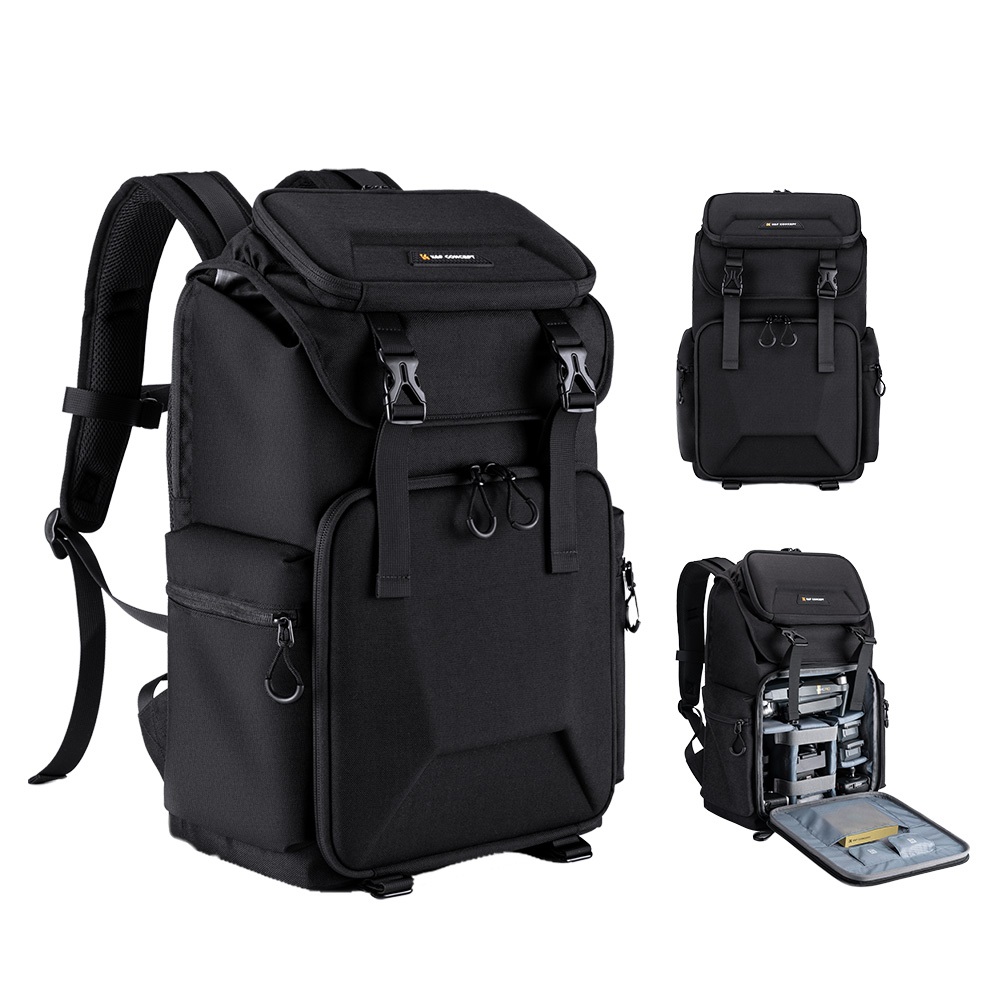 K&F Concept Hard Shell Camera Bag Large Capacity Photography Backpack ...