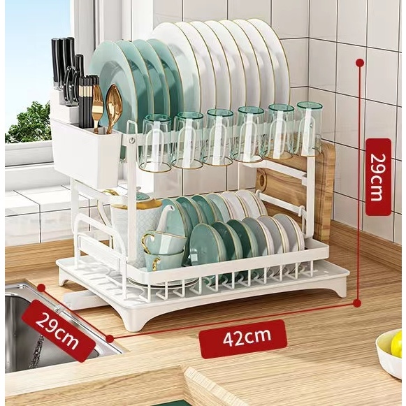 [ Available ] Nordic Style Dish Rack Rak Piggan Dish Drainer Iron ...