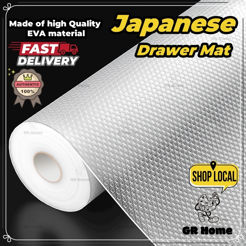 SG Stock Super Thick Non Slip Drawer Mat/Protective Mats Plastic Shelf ...