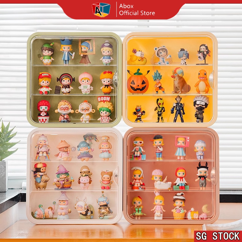 YIXIN 【Promotion】Wall Acrylic Popmart Display Box 3 Layers Blind Box ...