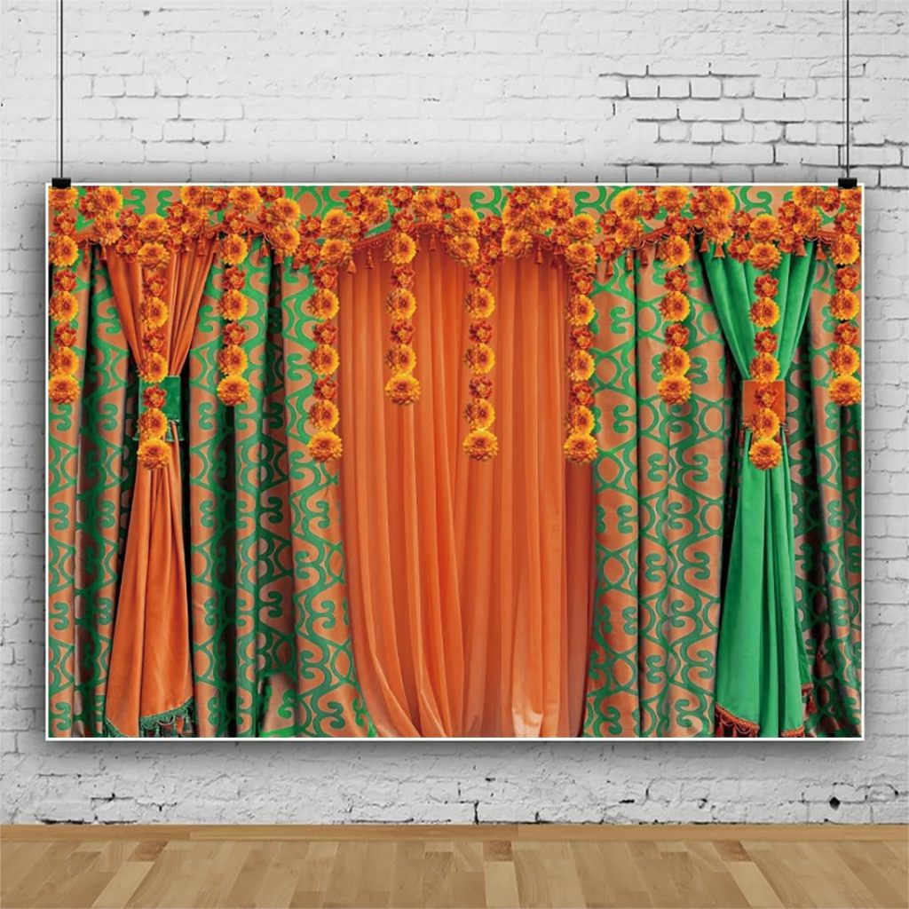 7x5ft Indian Ceremony Backdrop for Photoshoot Puja Ganpati Pooja ...