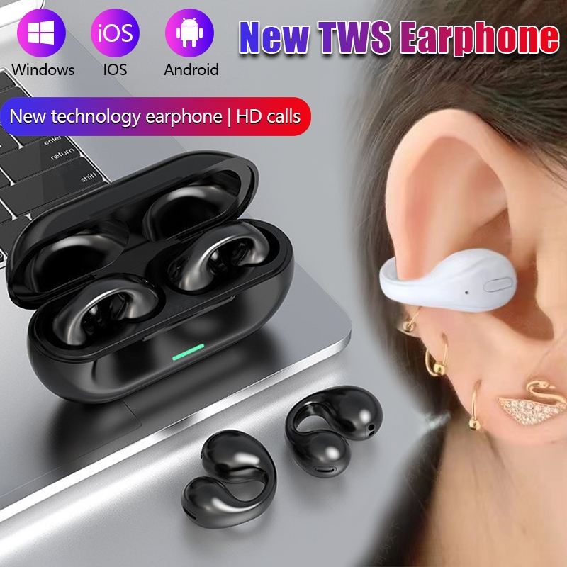 T75 Black Color Earbuds TWS Wireless Stereo Sound Headphones with Mic ...