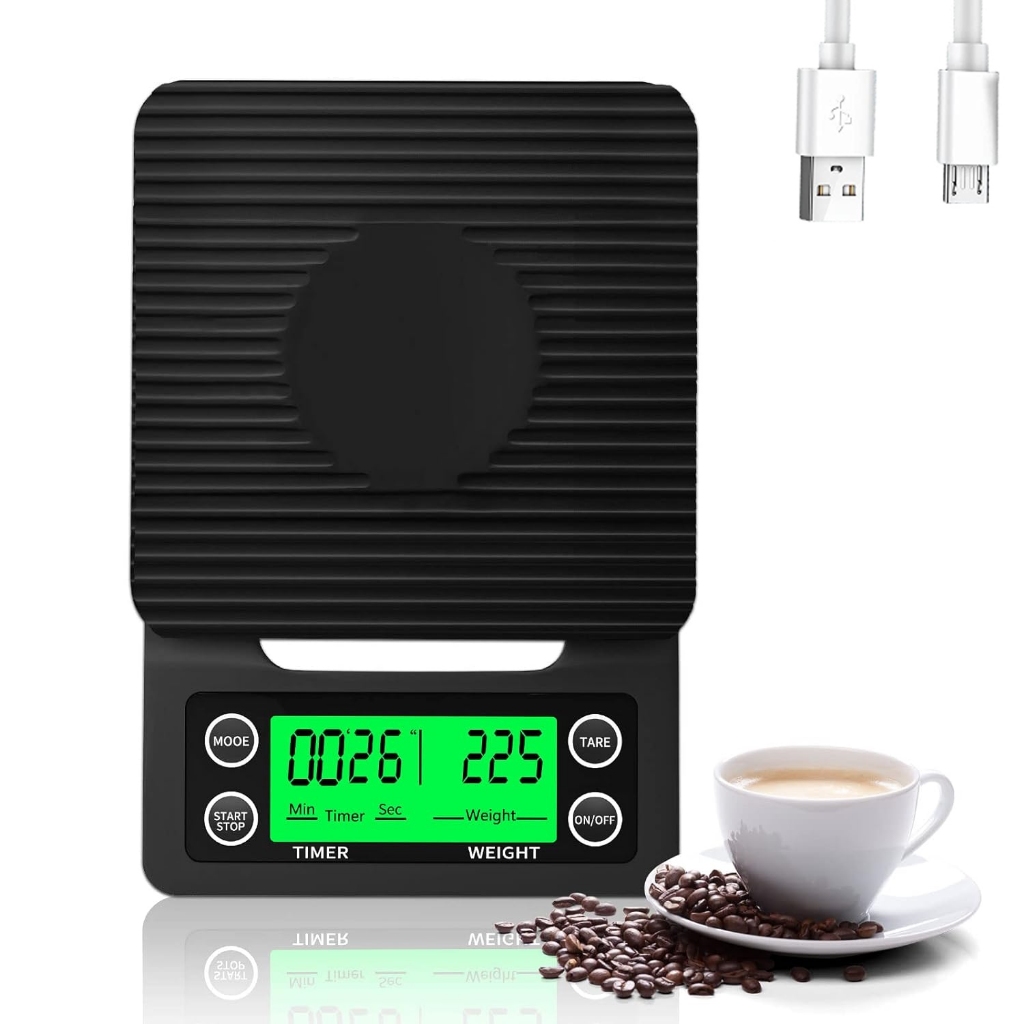 Coffee scale with timer digital coffee scale with LCD backlight ...