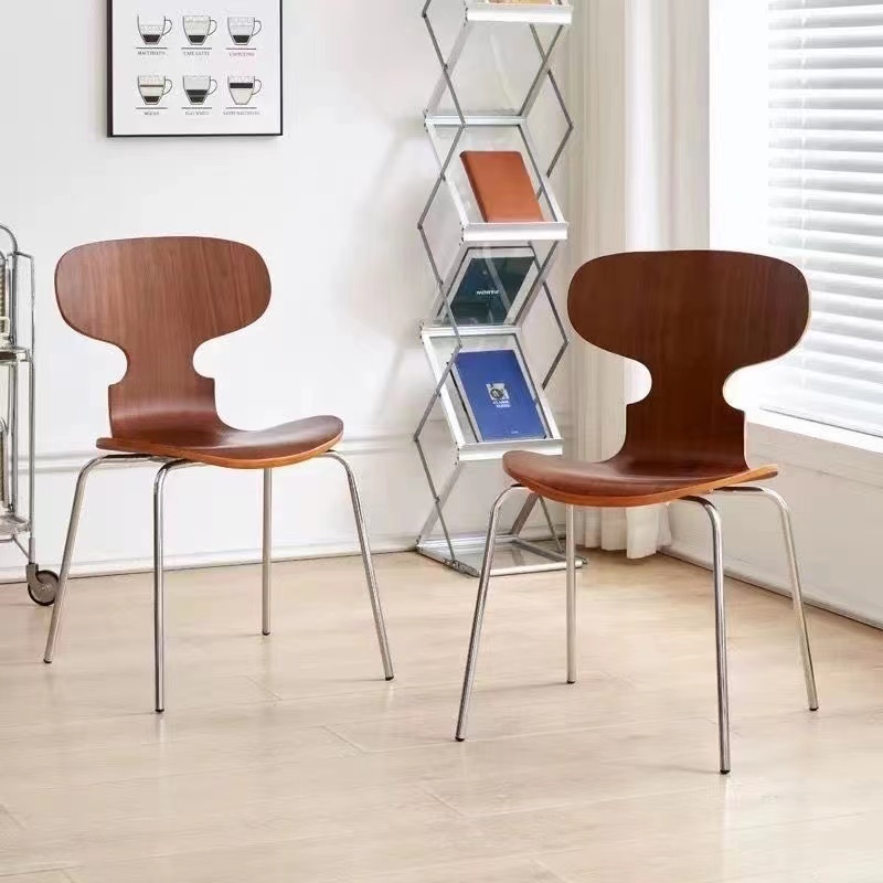 Nordic Style Light Luxury Ant Chair Dining Chair Designer Style ...