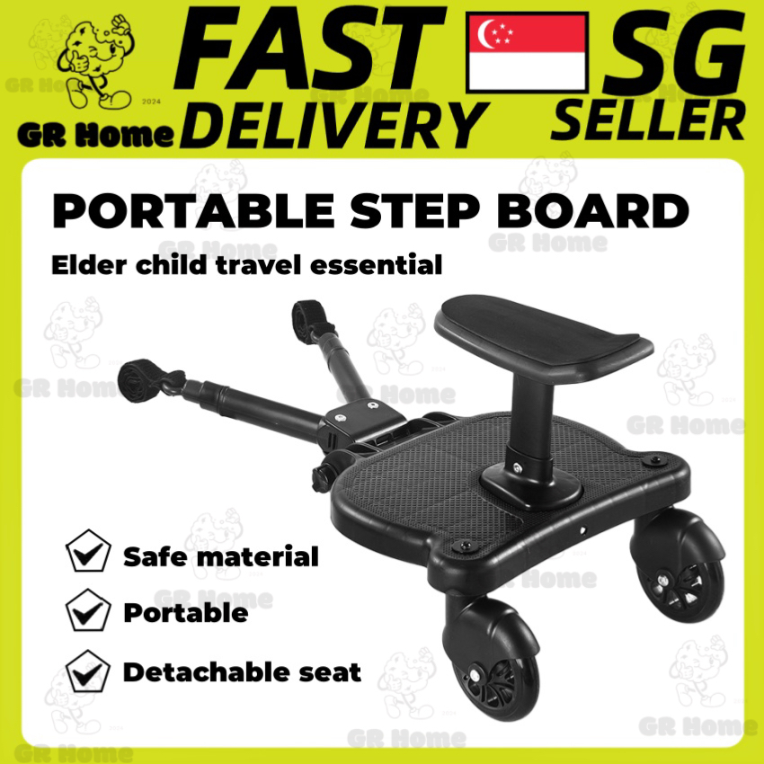 SG Stock Universal baby Stroller standing Board extension 2-in-1 Buggy ...