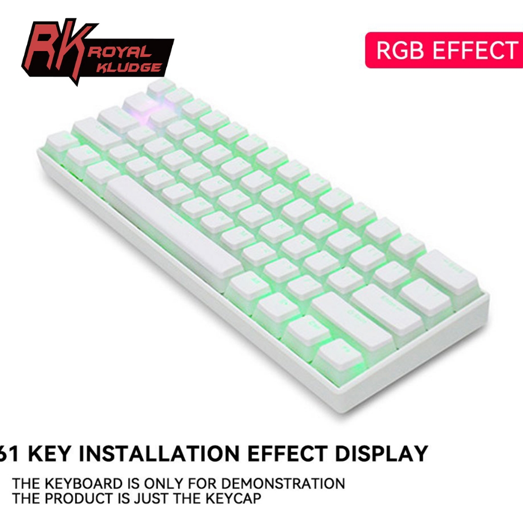 RK Royal Kludge Pbt Pudding Full Set 136 Keycaps Suitable For All RK ...