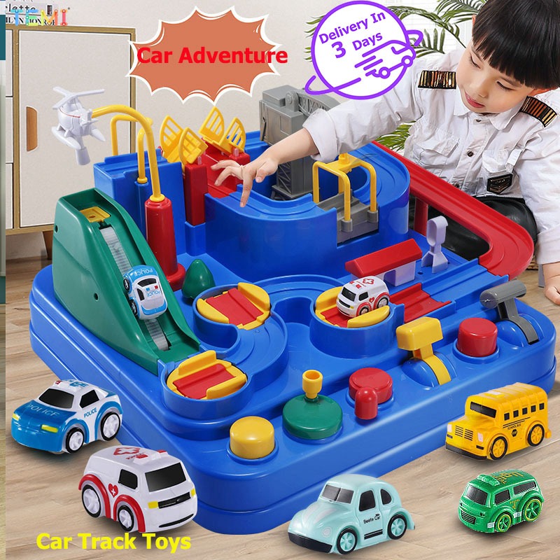 ⭐Shipping from Malaysia ⭐TEMI Car Adventure Toy Set Track & Car Play ...
