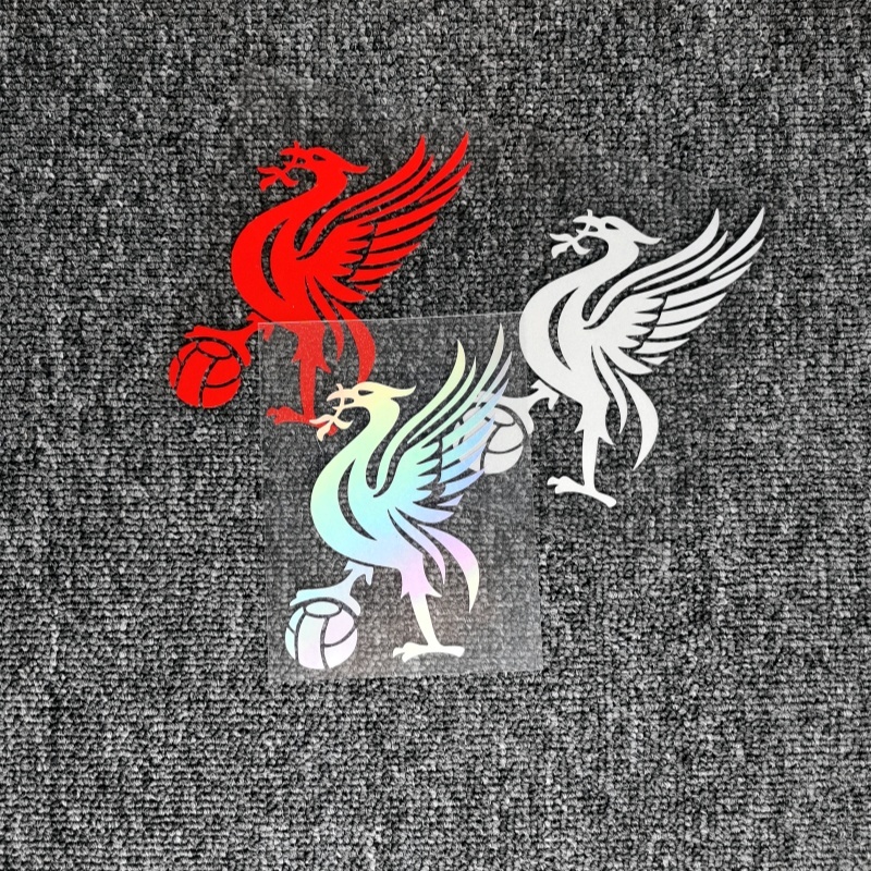 Car Stickers Football Liverpool Reflective Decals For Windshield Fuel ...
