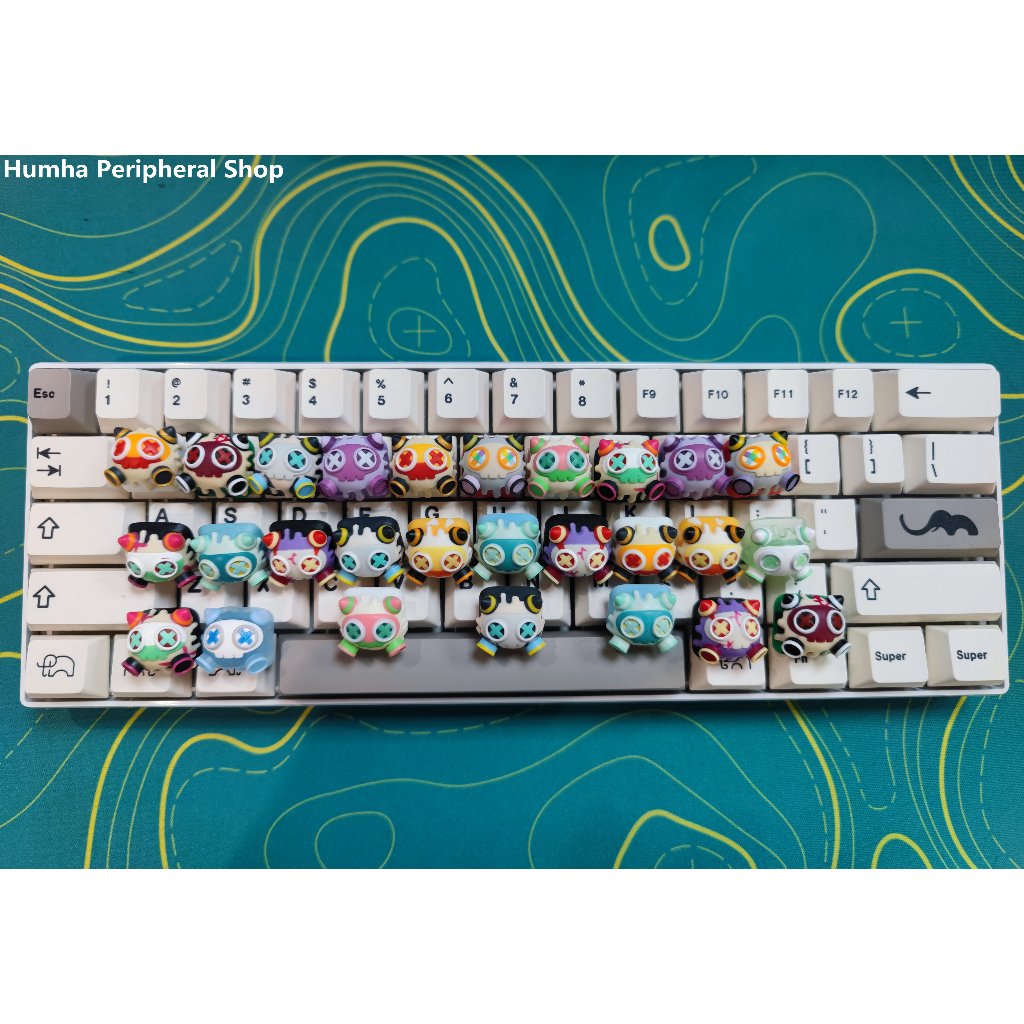 Humha artisan keycap Cell keycap Hand made Resin keycap mechanical ...