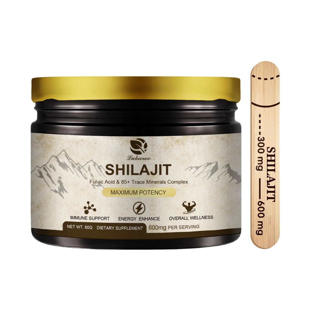Lukaree Shilajit Pure Himalayan Organic Shilajit Resin 60 Grams ...