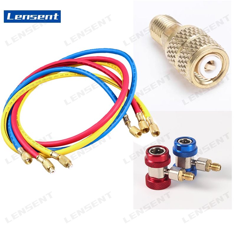 Lensent 150cm air cond meter hose refrigerant manifold gauge 2500Psi ...